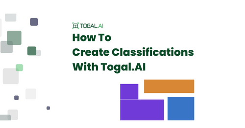 Togal.AI - Creating Classifications with Togal.AI